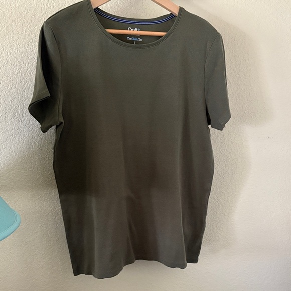 croft & barrow | Tops | Croft Barrow Olive Short Sleeve Tee | Poshmark
